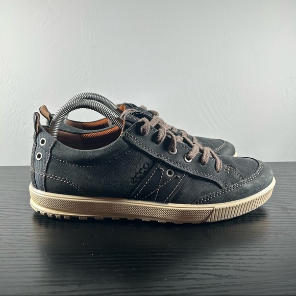 Ecco | Shoes | Ecco Mens Ennio Blue Leather Casual Sneaker Size 95 ...